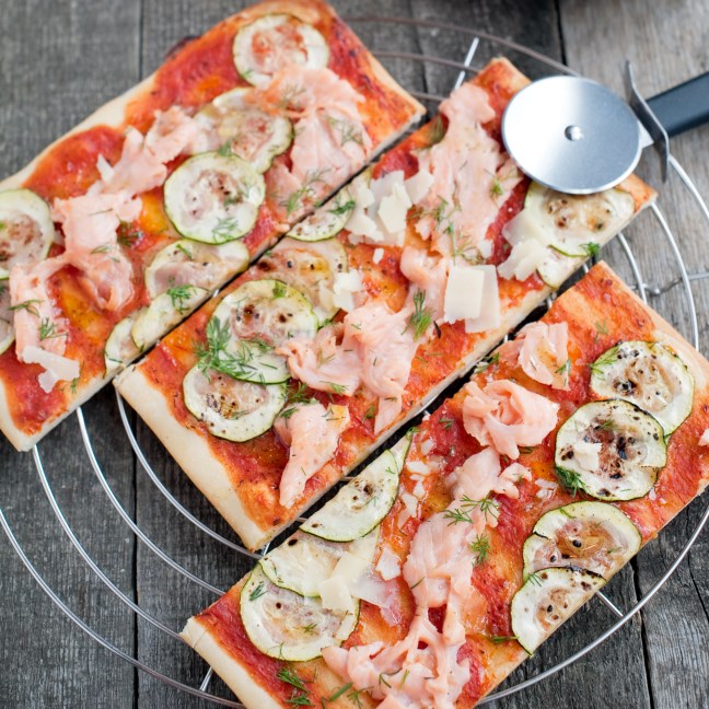 Pizza Salmone Recept – Zelf zalm pizza met courgette maken